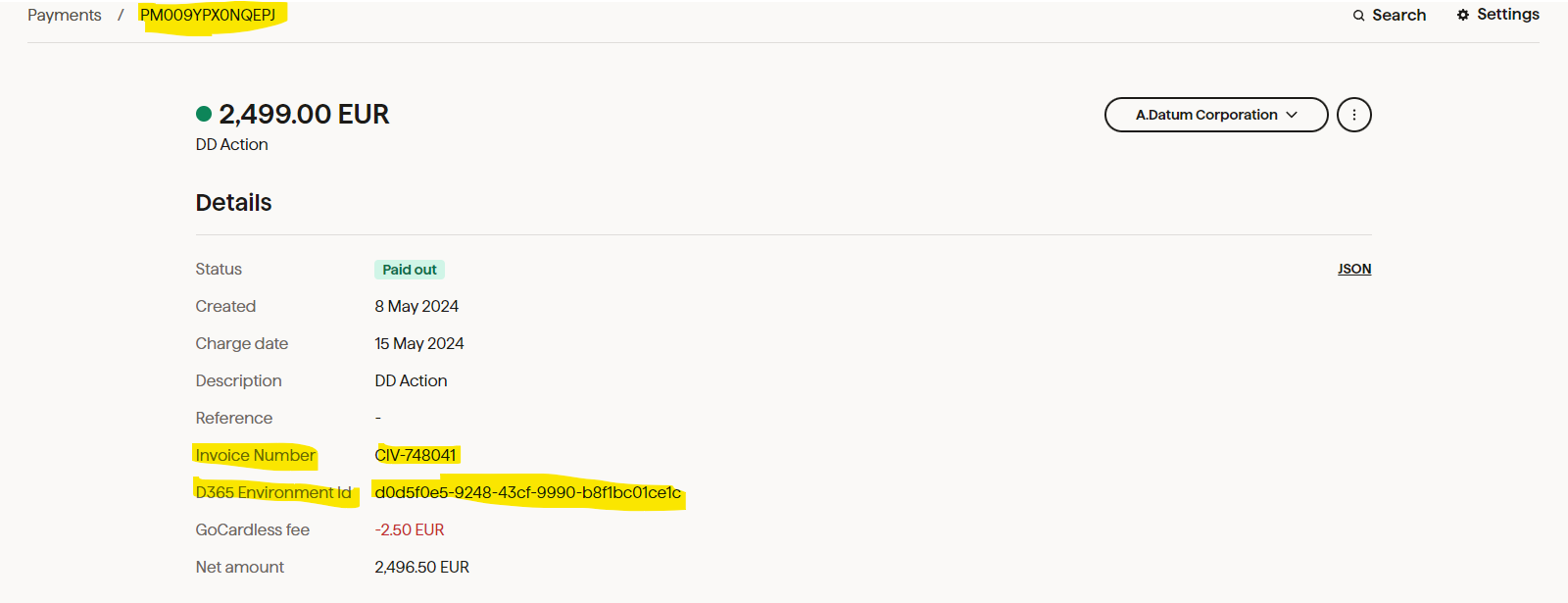 Importing GoCardless Customer Payments previously created in Legacy Systems into TAPP Payment ...