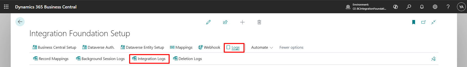 BC - Dataverse Integrator Logs - Bluefort Learn